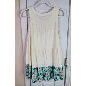 Matilda Jane | Tops | Matilda Jane Cream And Blue Tiered Tank The ...
